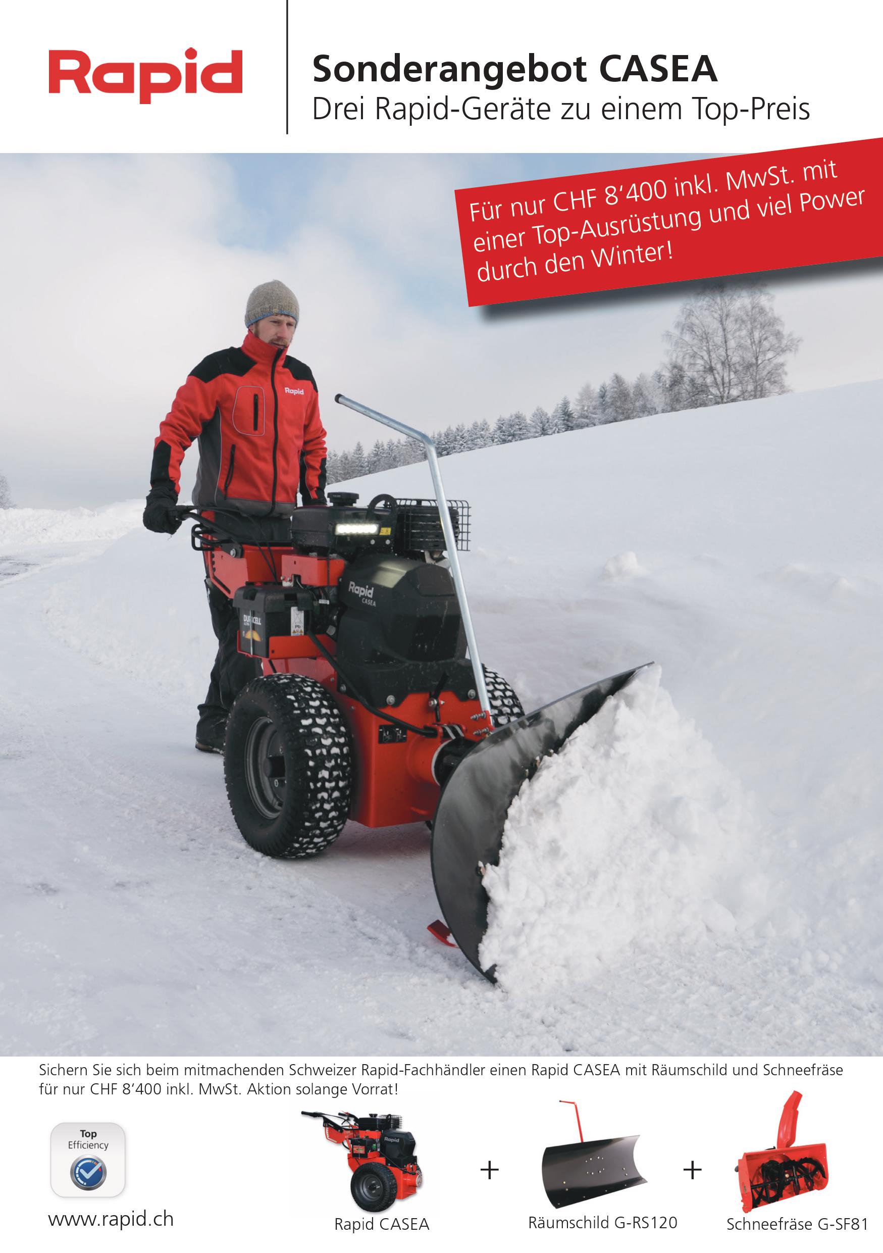 Gerster AG Land- und Kommunaltechnik Benken - Rapid CASEA Sonderangebot