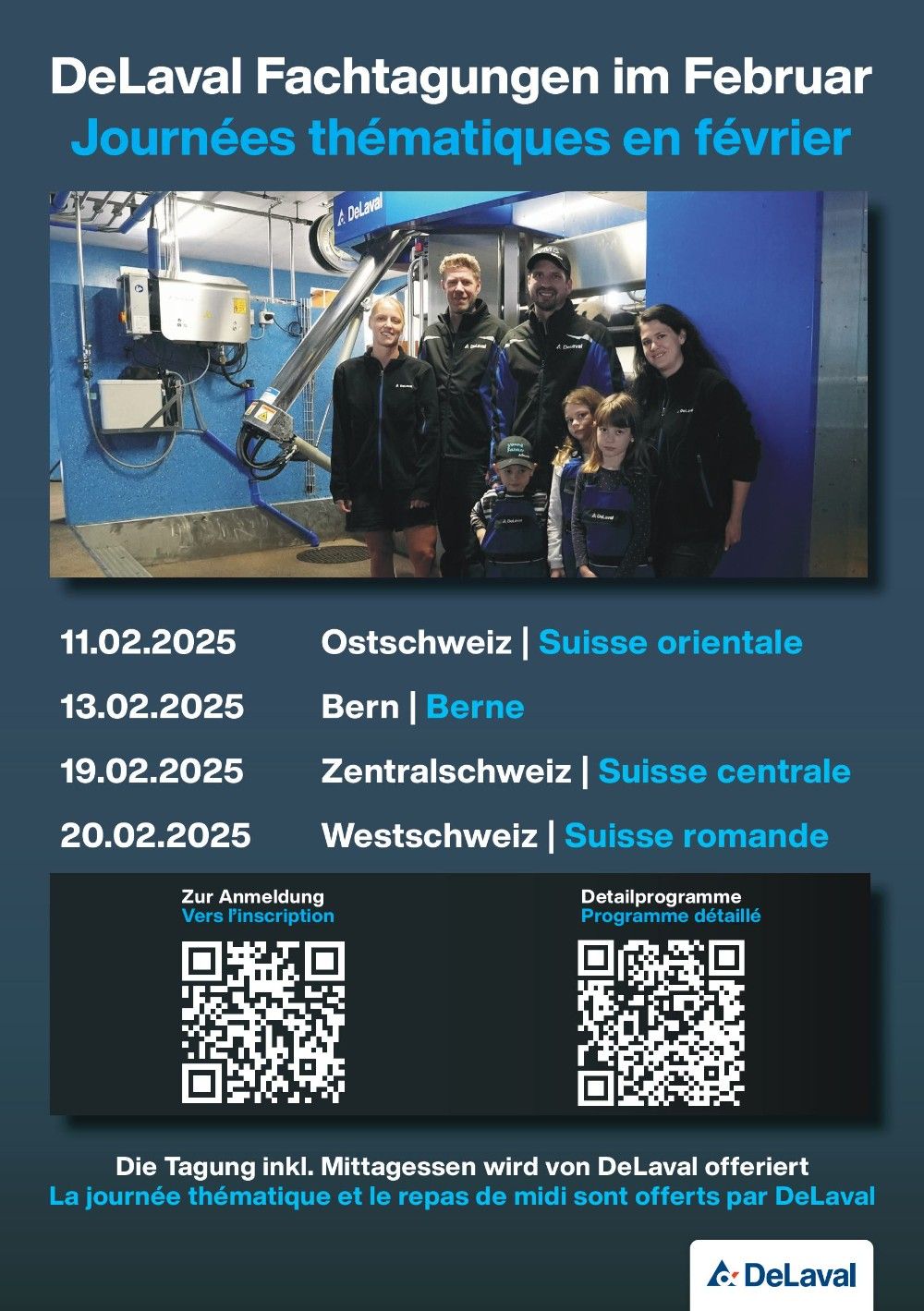 Gerster AG Land- und Kommunaltechnik Benken - DeLaval Fachtagung 2025